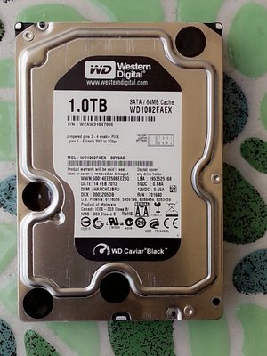 High performance WD Caviar Black 1TB Hard Disk Drive For desktop