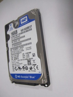 Western Digital Scorpio Blue 120GB 2.5 inch Hard Drive Replacement
