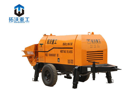 Optimized Hopper Portable Concrete Pump Import Kawasaki Main Oil Pump