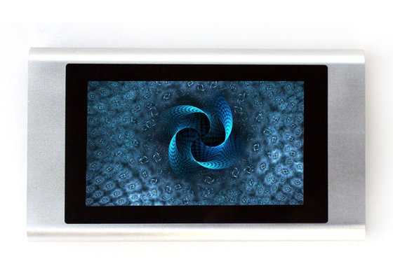 POE Touch Panel PC With Aluminum Casing Onwall Mount Bracket