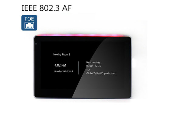 7 Inch Android POE RJ45 Wall Mount Touch Panel PC For Meeting Room Booking