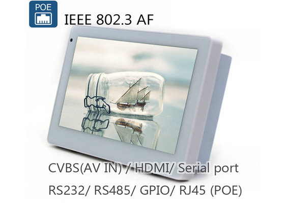 Sibo Wall Poe Tablet IPS Android OS Wall Mount Tablet Q896S For Building Controlling System