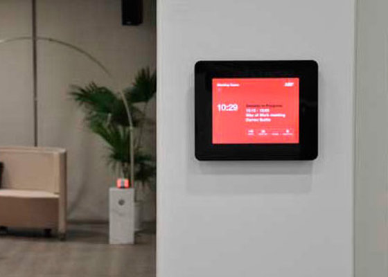 Professional Wall Mount Android POE Touch Screen 2  X 1 Watt Speakers For Intercom
