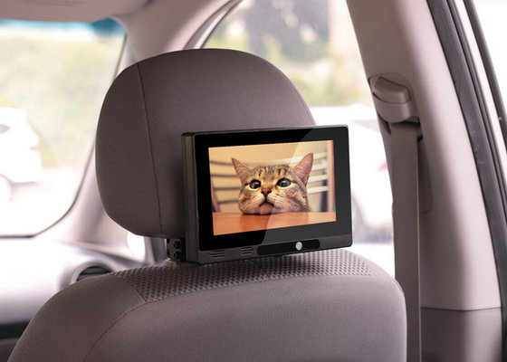 7 Inch In Cab Advertising Touch Screen Tablet Black Color For Taxi Advertising