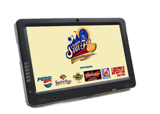 Industrial 9 Inch On Wall Surface AV Control Touch Panel With RS232 USB Port