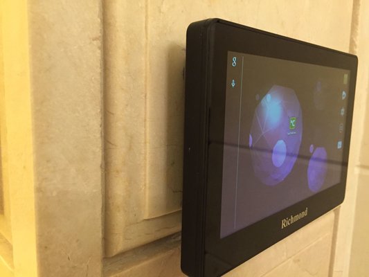Android Touch Screen Home Automation Tablet Monitor Wall Mount With RJ45 Ethernet