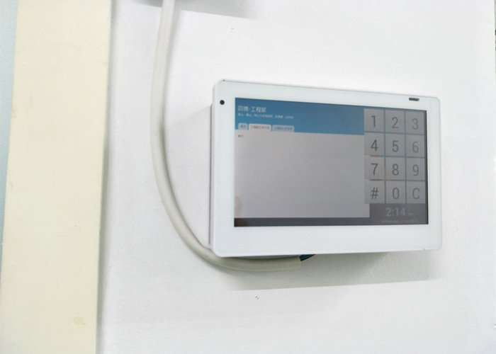 7” In Wall Intercom Touch Screen With Camera POE RGB LED Light , Vandal Resistant Design