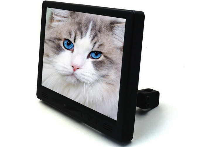 Black Tablet Kiosk Wall Mount 10.1 Capacitive Touch Panel No Buttons