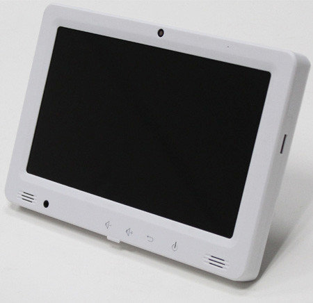 White Wall Surface VESA Mount Industrial Panel PC Touch Screen , 9 Inch Android Tablet
