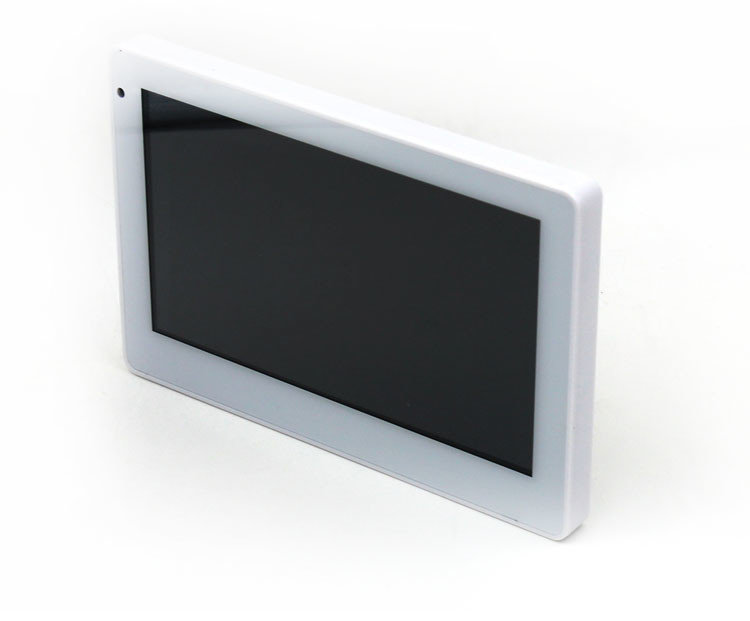 7" Wall Mounted POE Touch Screen Industrial HMI Panel With RS485 Temperature Sensor