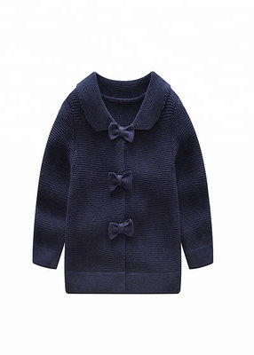 Colorful Children'S Knitted Cardigans , Toddler Cardigan Sweater Beautiful Linking Finish
