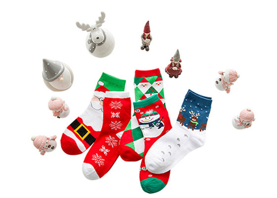 Christmas Decoration Cotton Winter Socks 75% Cotton And 25% Spandex Material