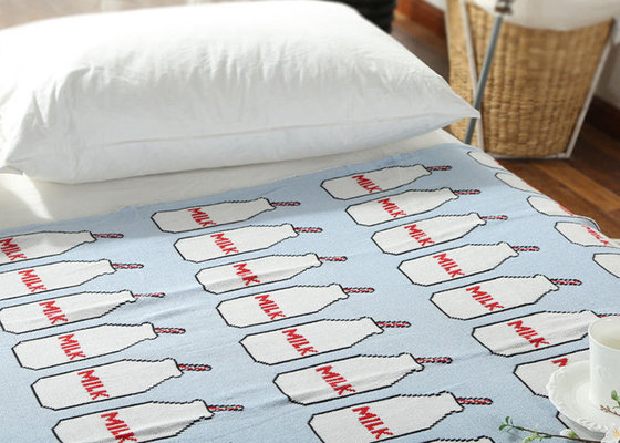 Milk Bottle Design Warm Winter Accessories Super Soft Baby Blankets For Babies