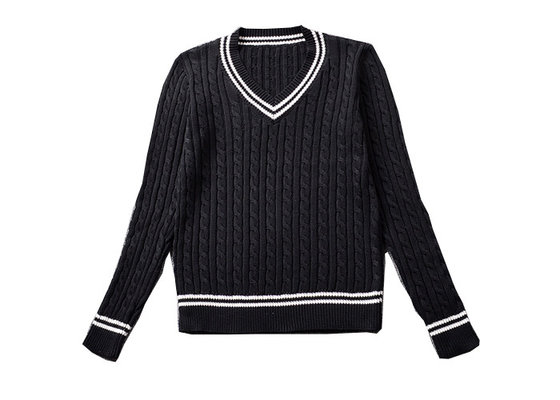 Customize European Style Knitted Kids School Uniform Sweaters For OEM Service