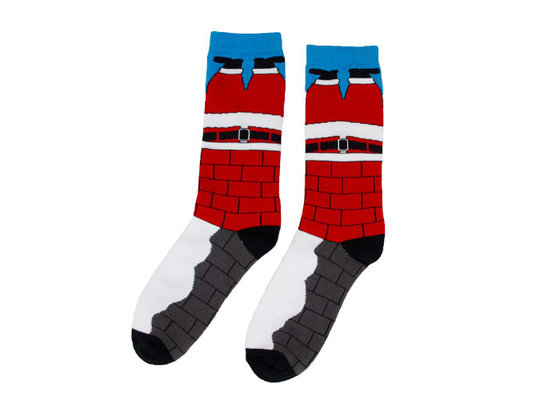 Customized Logo Short Christmas Basketball Socks Cotton Spandex Knitted For Men