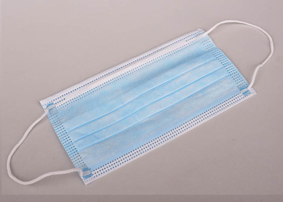 Disposable Blue Anti Virus Surgical Protective Mask 3 Ply Elastic Ear Loop Filter Mask
