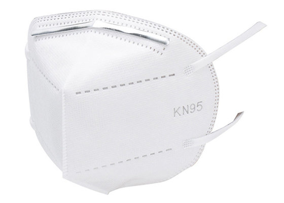 Respirator Kn95 Mask With 4 Layers , White Folding PM2.5 Filter Mouth Mask