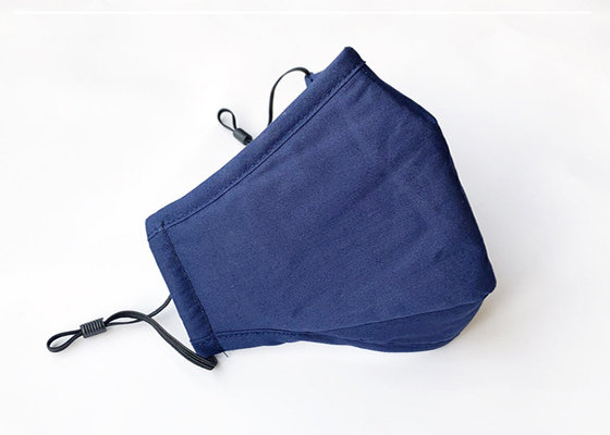 Cotton Cloth Surgical Protective Mask Reusable Three Layers Elastic Strap Tightening For Adult