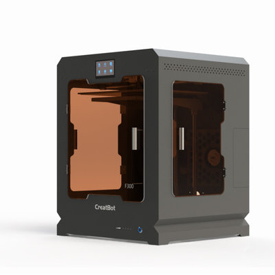 Full Closed Two Extruder 3d Printer Creabot F430 4.3 Inch Color Touch Screen