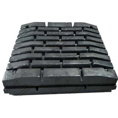 Crusher Wear Parts High Manganese Rock Jaw Crusher Spare Parts Fixed Moveable Jaw Plate