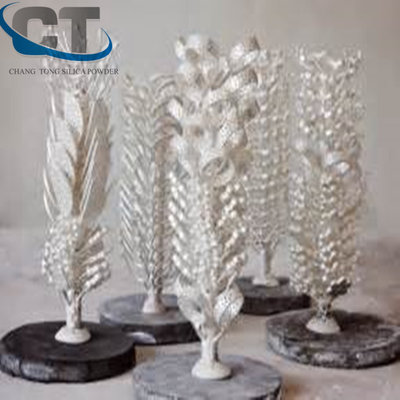 High conversion white calcination expand cristobalite shrink roasted silica for casting