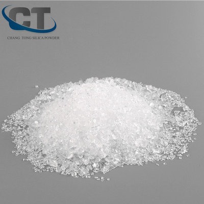 SiO2 99.9-99.99% 0-5mm fused silica sand the material of Acidic acid refractory