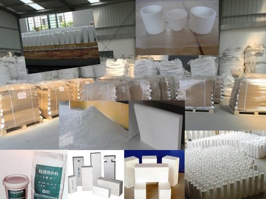 white fused silica powder Fused Silica Based Dense Castable material provide free sample
