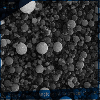 Industrial grade high purity white silica  spherical powder use for produce abrasives