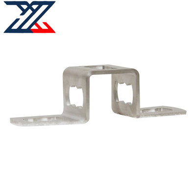 Stainless Steel Sheet Precision Metal Stamping Angled Shelf Brackets For Windows / Doors