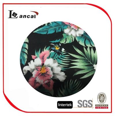 100% Cotton Hawaii Printed Bucket Hat With Drawstring , Ladies Floral Bucket Hat