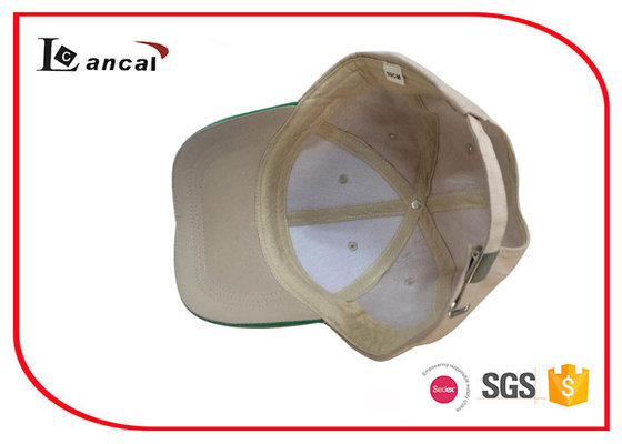 100% Cotton Twill Mens Baseball Hats  , Custom Sandwich Peak Caps