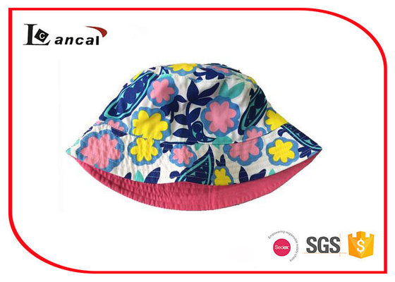 Ladies Reversible Camo Bucket Hat 57CM Bright Floral Fisherman Hat