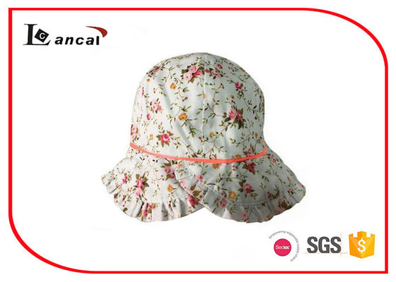 Floral Wide Brim Fishing Hat