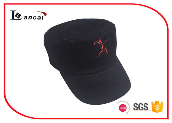 10856 cotton twill baseball caps hats / military cap with silver metal adjuster