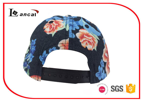 Printed Yarn Dyed Baseball Caps Hats With Plastic Visible Peak For Men