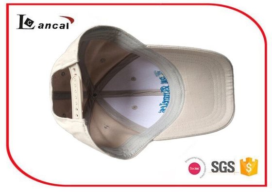 Cotton Twill Fitted Baseball Caps / White Baseball Cap With 3D Embroidery Logo