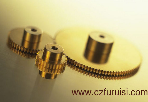 Customized cnc machined precision oem brass gears