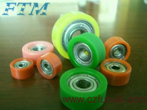 plastic bearing with ball and roller ground grind finish