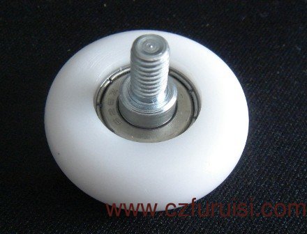 plastic bearing with ball and roller ground grind finish