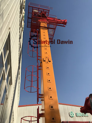 Detachable column hydraulic self-lifting jack up concrete placing boom with 29m 33m placing radius supplier