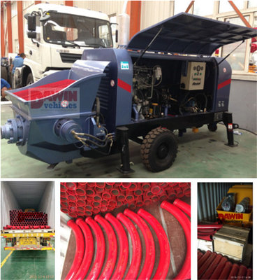 S Valve Concrete Pump with 30 to 80 Cubic Meter Per Hour Pumping Capacity supplier