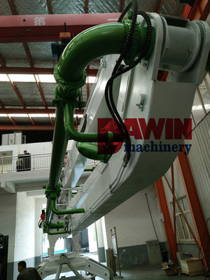 Safework Certificated 18m Three Arms 23m 4 Arms Mobile Spider Concrete Placing Boom Placer supplier