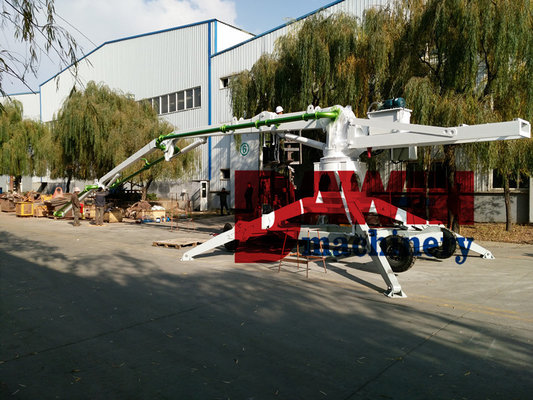Safework Certificated 18m Three Arms 23m 4 Arms Mobile Spider Concrete Placing Boom Placer supplier