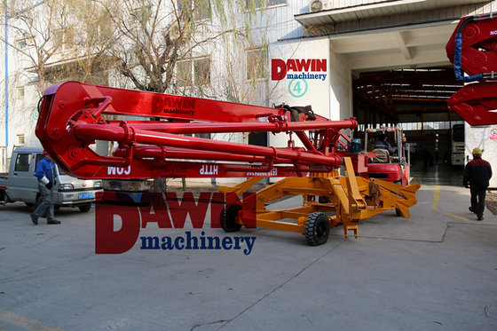 15m light weight trailer mobile concrete placing boom on sale supplier