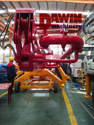 15m light weight trailer mobile concrete placing boom on sale supplier