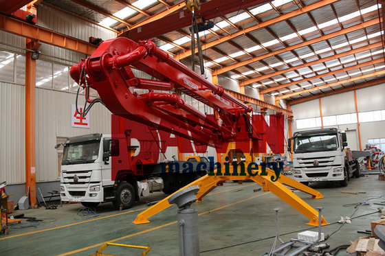 13m 15m 17m 18m Mini Mobile Trailer Spider Concrete Placing Boom Placer on Sale supplier