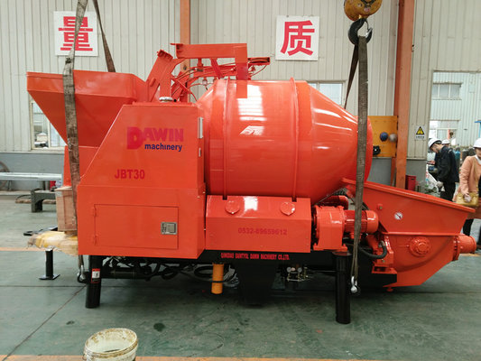 Hot Sale - Concrete Mixer with Pump/Concrete Mixing Pump with 100m Steel Delivery Pipe Line supplier