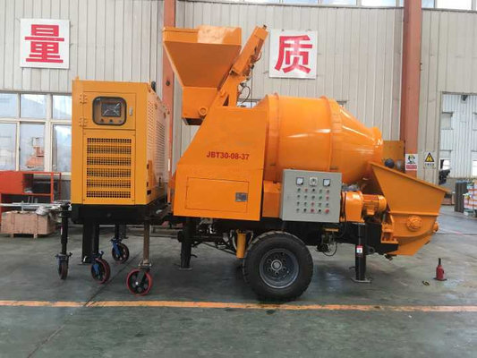 Electric Power All in One Concrete Mixer with Pump 30 Cubic Meters Per Hour supplier