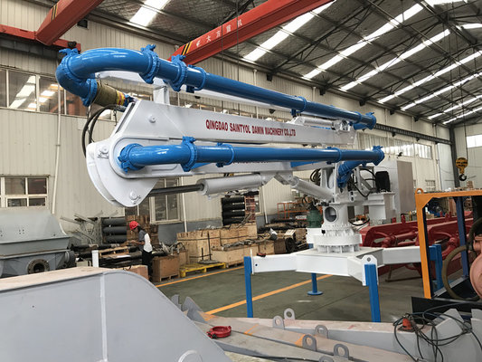 13m 15m 17m Trailer Mobile Spider Concrete Placing Boom Arm Distributor Worked with Concrete Pump supplier