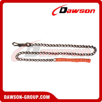Animal Chain Dog Lead With Nylon Handle PVC Handle